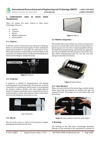 IRJET- Sixth Sense Technology in Image Processing | PDF