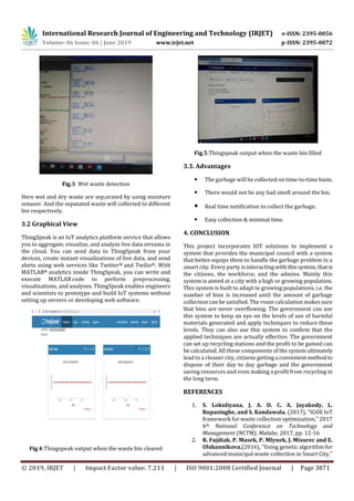 IRJET- Waste Management System with Thingspeak | PDF