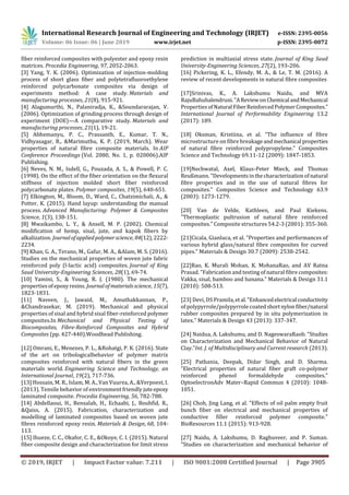 IRJET- Mechanical Behavior and Analysis of Okra and Pineapple Reinforced Composite Materials ...