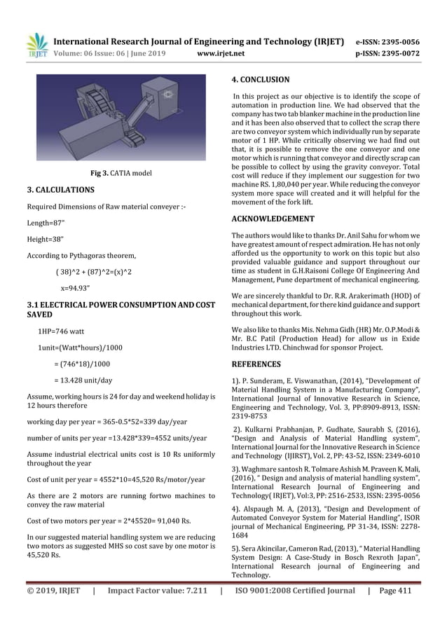 IRJET- Design and Development of Conveyor System for Scrap Collection ...