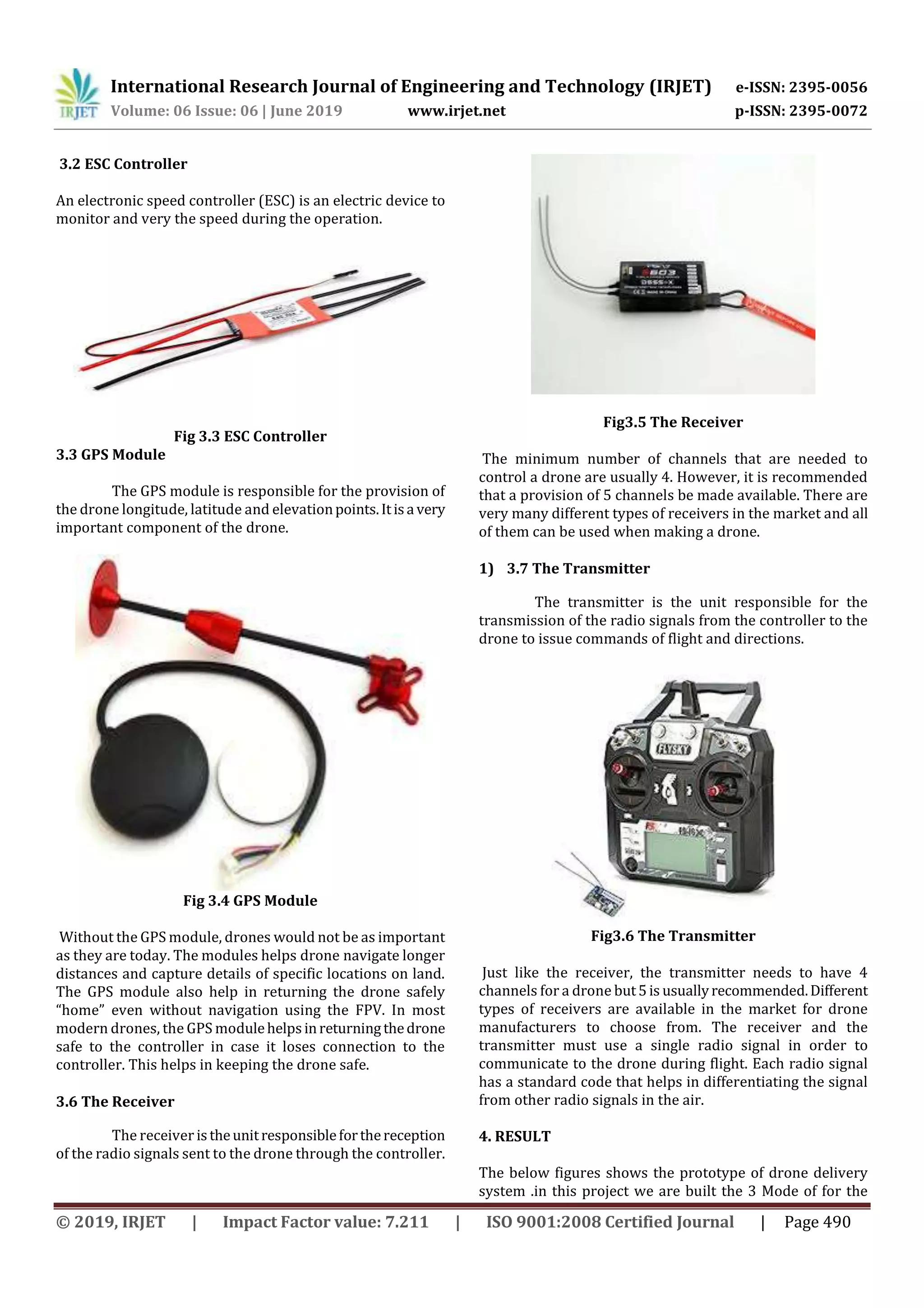 IRJET- Drone Delivery System | PDF | Aviation Industry | Industries