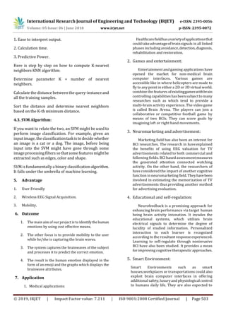 IRJET- Human Emotions Detection using Brain Wave Signals | PDF