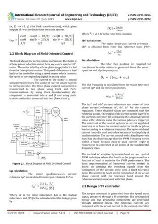 IRJET- Vector Control of Three Phase Induction Motor | PDF