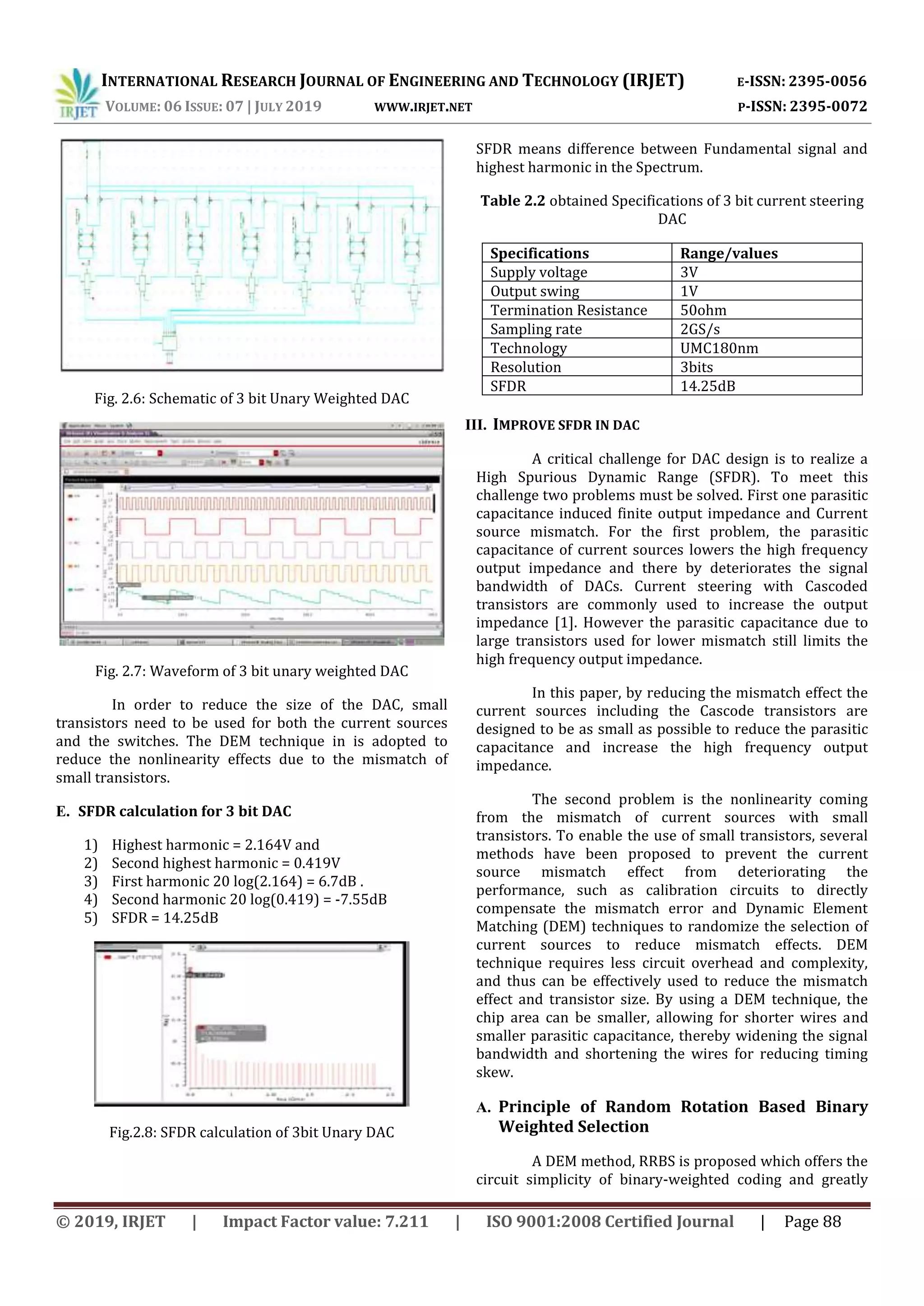 IRJET- Design and Simulation of 12-Bit Current Steering DAC | PDF