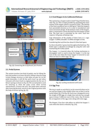 IRJET- Designing of Egg as Well as Feed Handling Trolley for Poultry ...