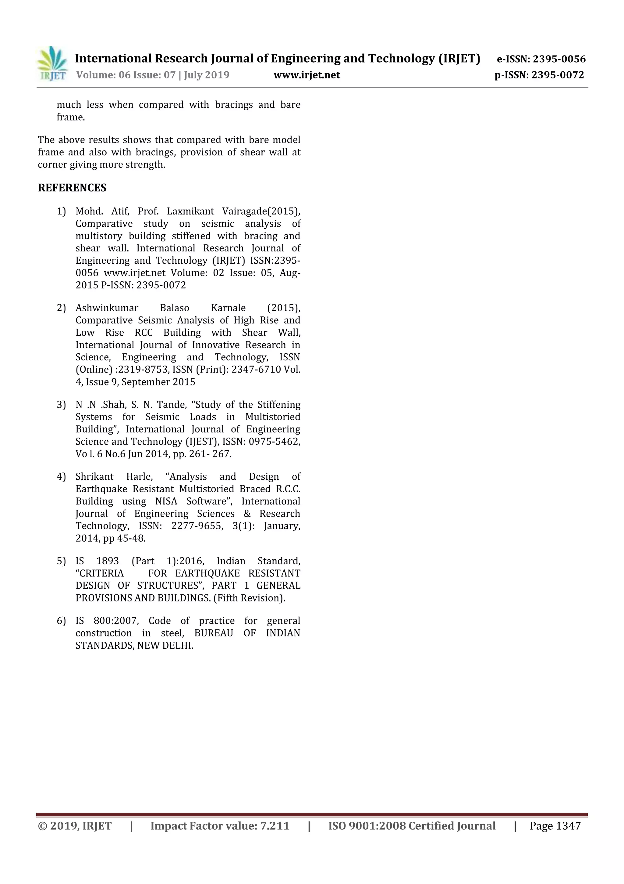 IRJET- Comparative Study on Seismic Analysis of Multistorey Buildings ...