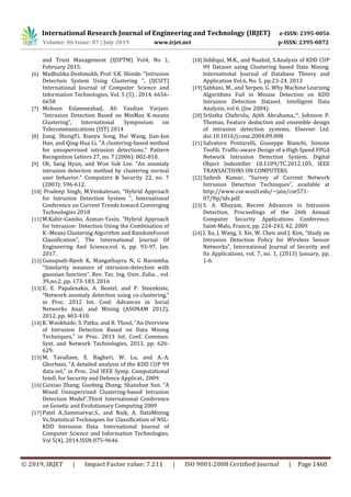 IRJET- A Review on Application of Data Mining Techniques for Intrusion Detection | PDF