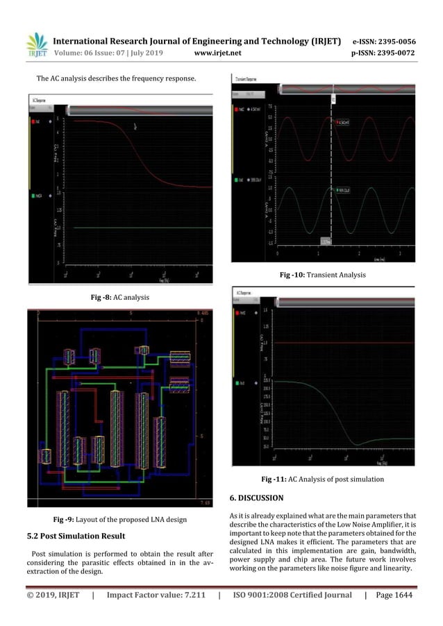 IRJET- Analysis of Low Noise Amplifier using 45nm CMOS Technology | PDF