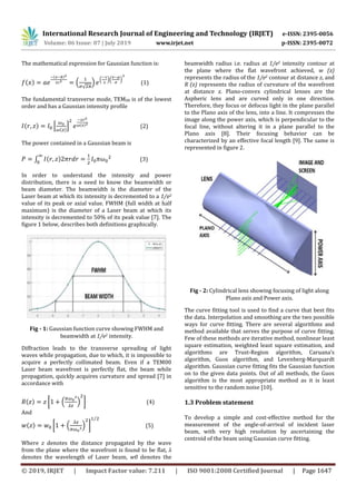 IRJET- Detection of Angle-of-Arrival of the Laser Beam using a ...