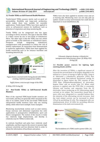 IRJET- Reviewing the Scope of Triboelectric Nanogenerators as a ...