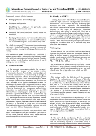 IRJET- Secure and Efficient Transmission Mechanism for Emergency Data in Vehicular Ad Hoc ...