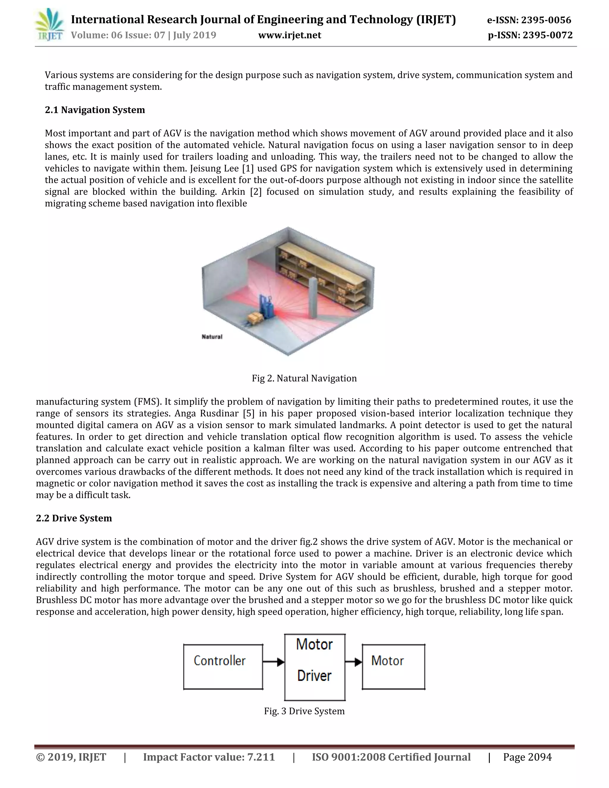IRJET- Automated Guided Vehicle Design Methodology - A Review | PDF | Auto Navigation Systems ...