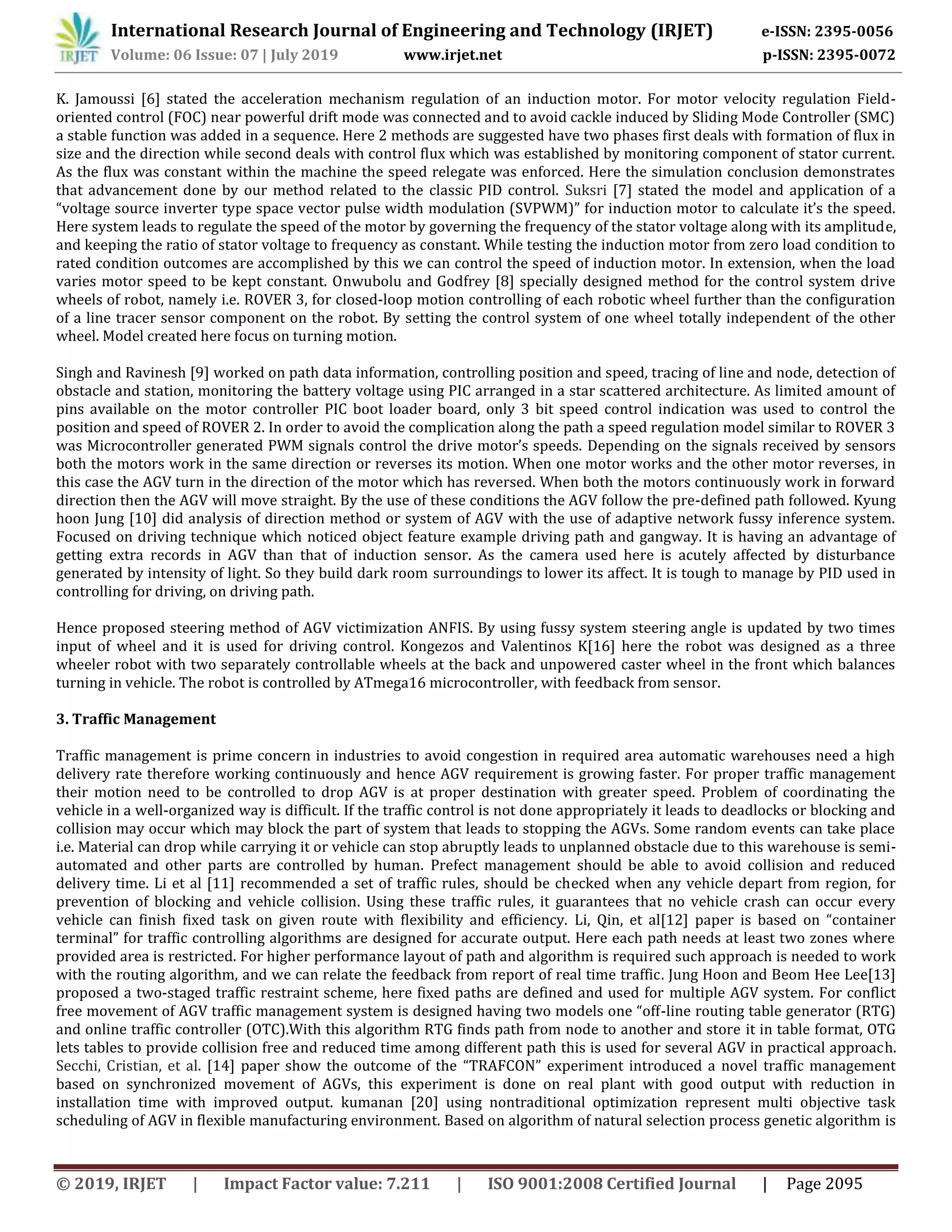 IRJET- Automated Guided Vehicle Design Methodology - A Review | PDF | Auto Navigation Systems ...