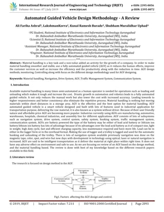 IRJET- Automated Guided Vehicle Design Methodology - A Review | PDF ...