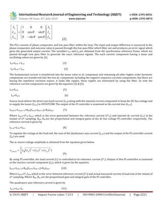 IRJET- Power Quality Improvement by using DSTATCOM with PSO Tuned PI Controller | PDF