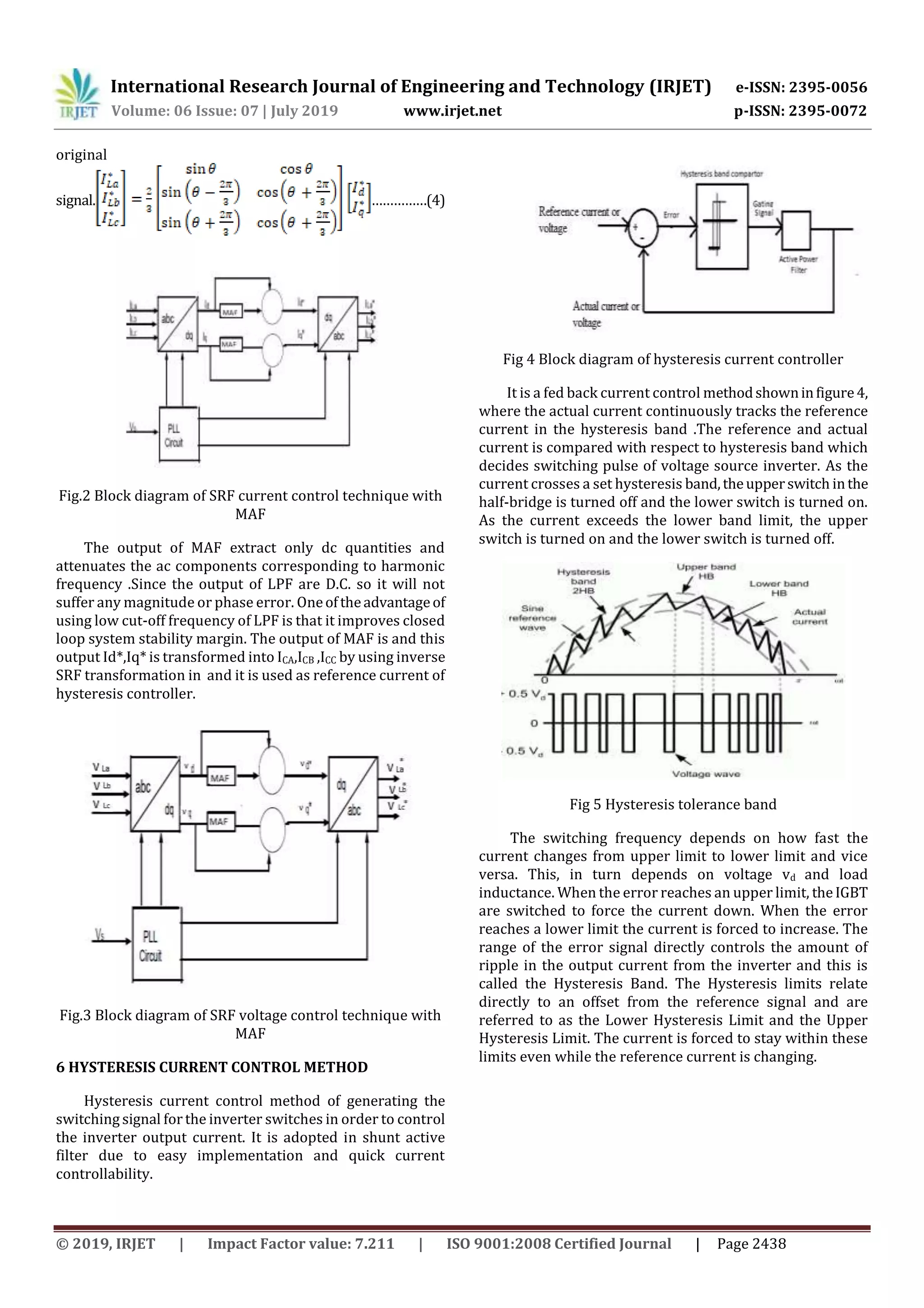 IRJET- Mitigation of Current and Voltage Harmonics using MAF based UPQC ...