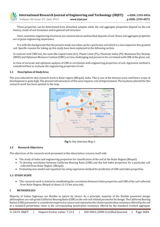 IRJET- Correlation of CBR with Index Properties of Soil of Kolar Region ...