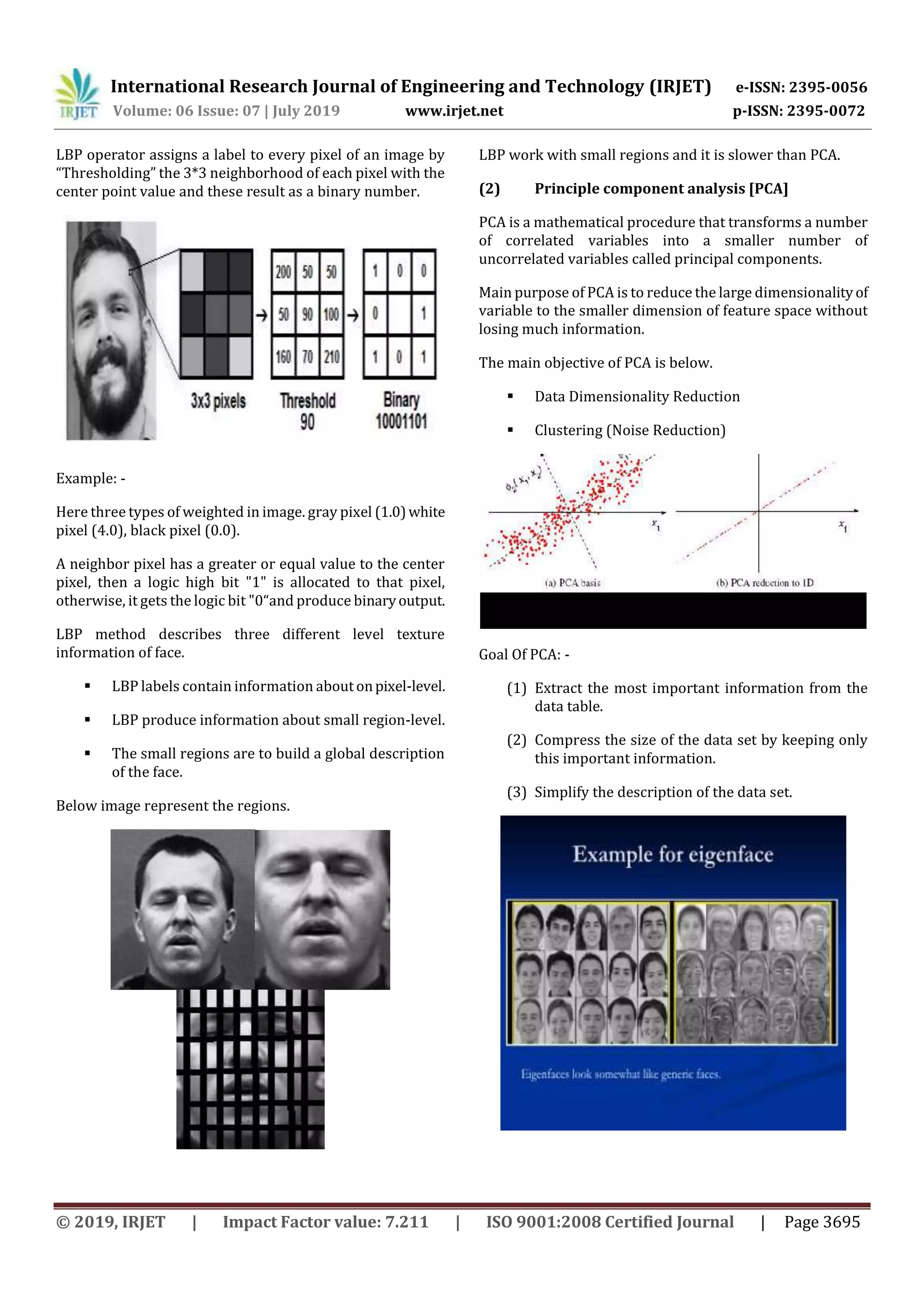 IRJET- A Review on Face Detection and Expression Recognition | PDF