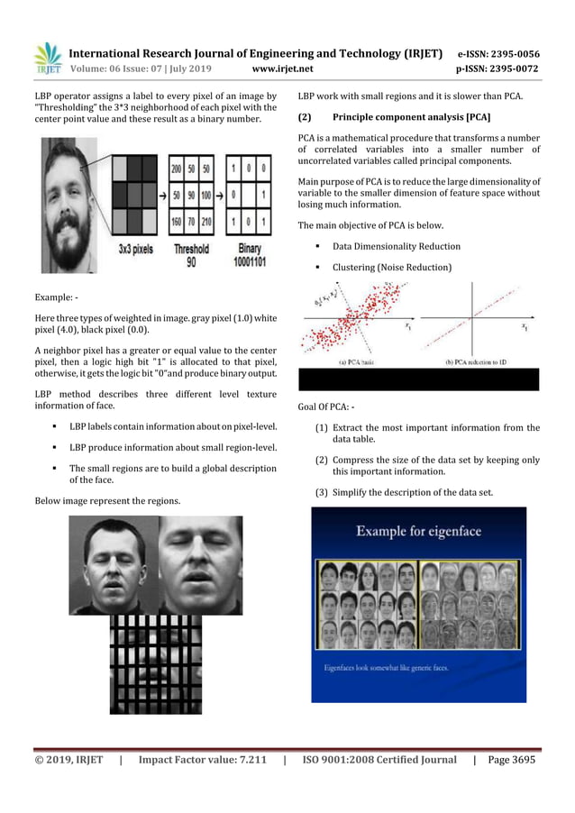 Irjet A Review On Face Detection And Expression Recognition Pdf