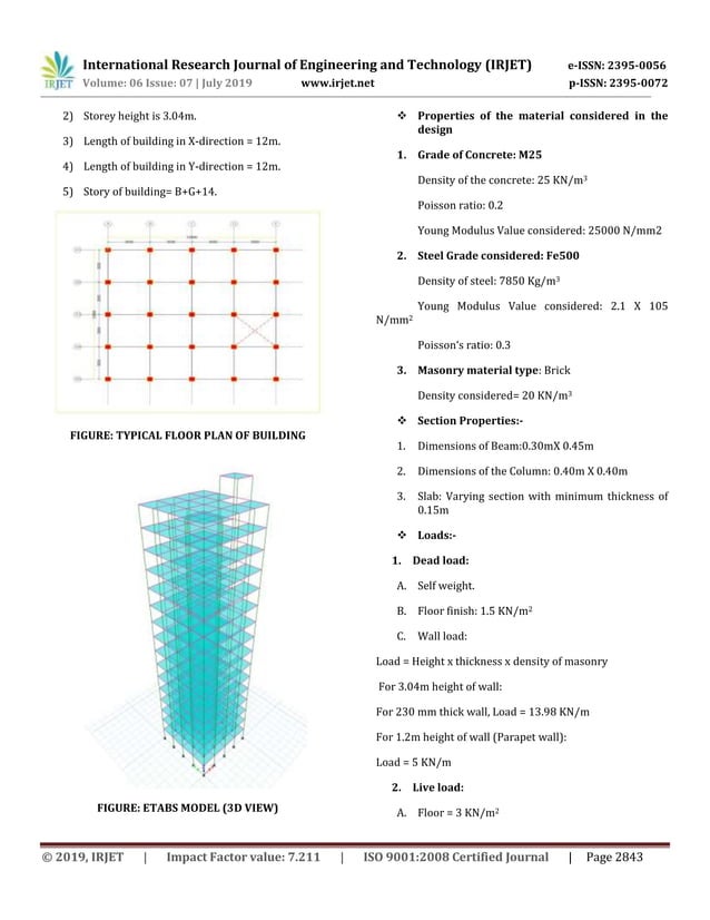 IRJET- Analysis of P-Delta Effect on High Rise Building | PDF