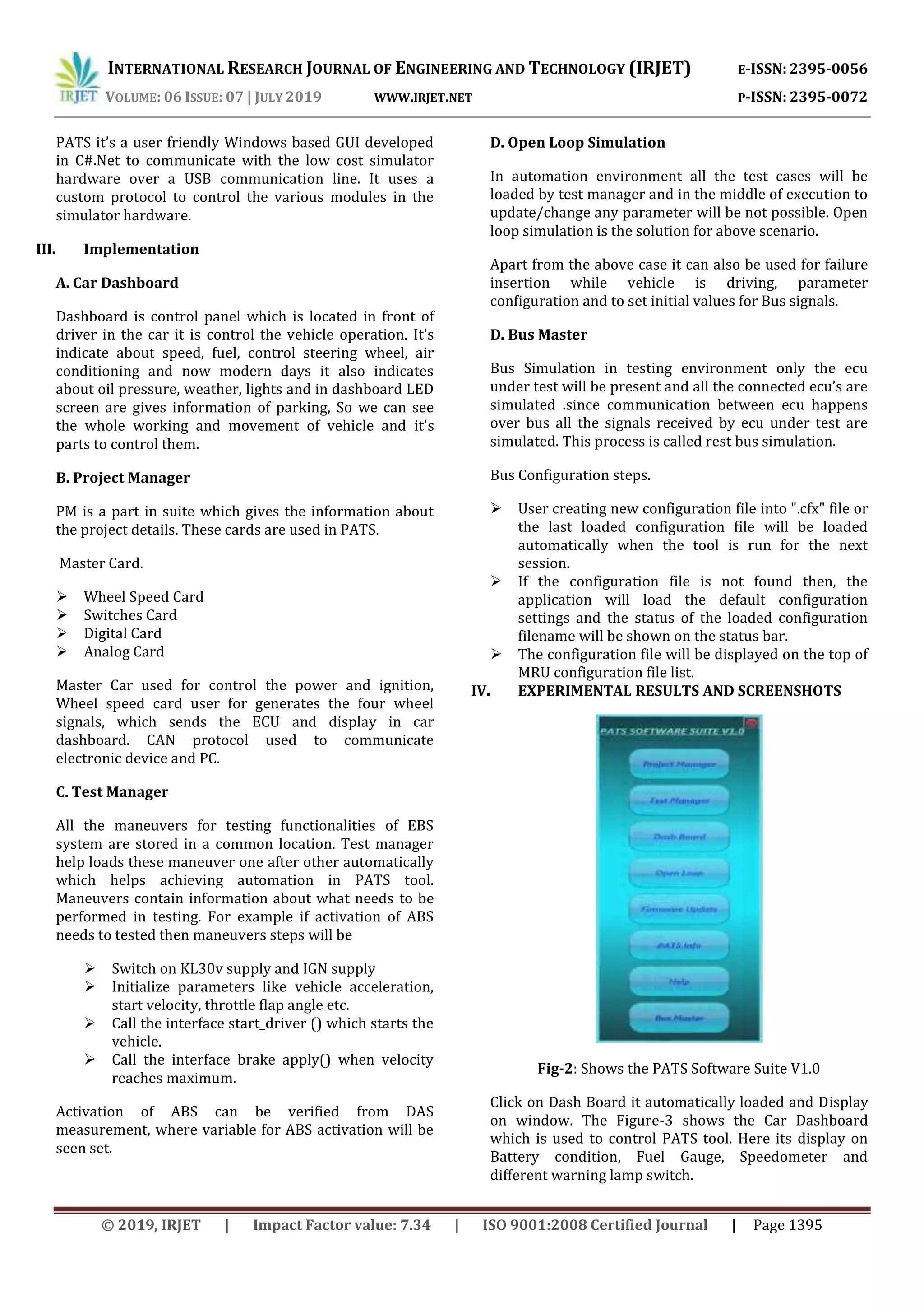 IRJET- Portable Automated Test System for Automotive Industry | PDF