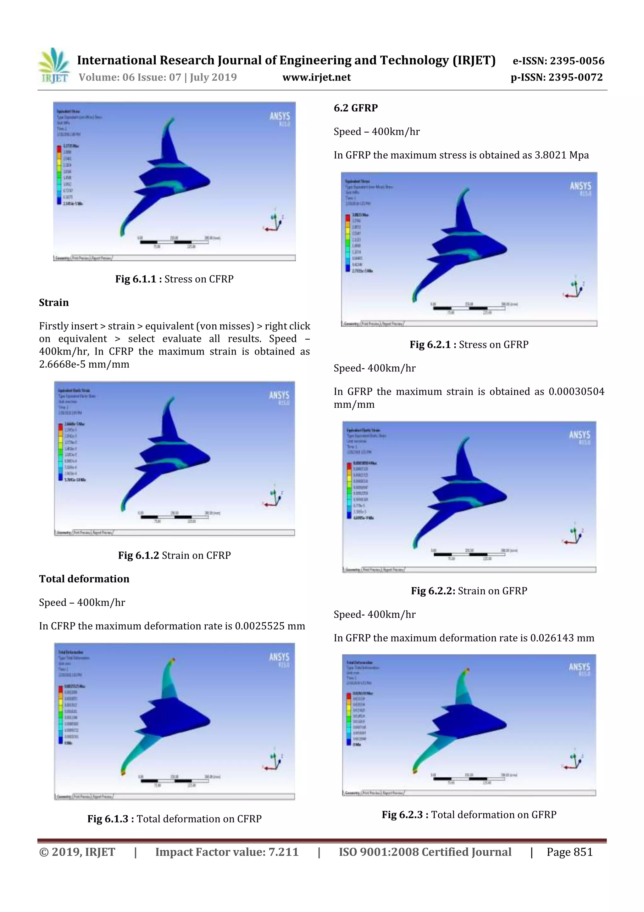 IRJET- Optimization of a Blended Wing Body Aircraft Material using ...