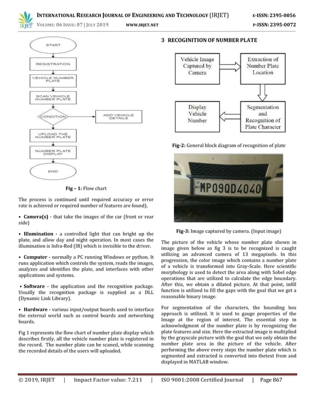 IRJET- Number Plate Extraction from Vehicle Front View Image using ...