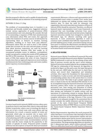 IRJET- Location-Based Route Recommendation System with Effective Query Keywords | PDF