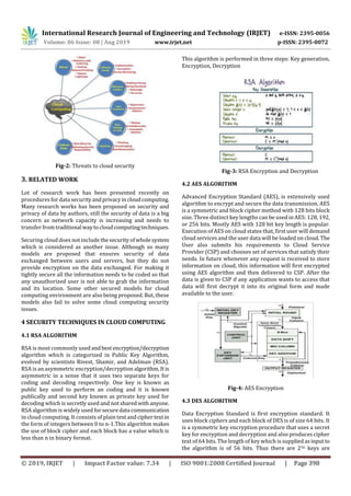 IRJET- Survey of Cryptographic Techniques to Certify Sharing of Information in Cloud Computing | PDF