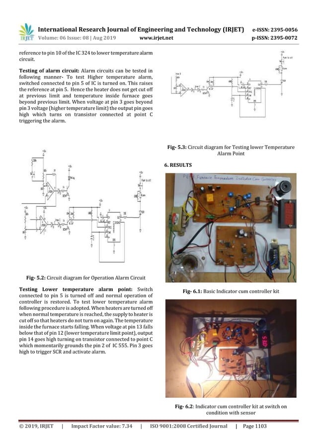 IRJET- Furnace Temperature Indicator CUM Controller | PDF