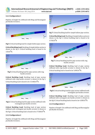 IRJET- Analysis of Different Configurations of Buckle Arrestors for Offshore Pipelines using ...
