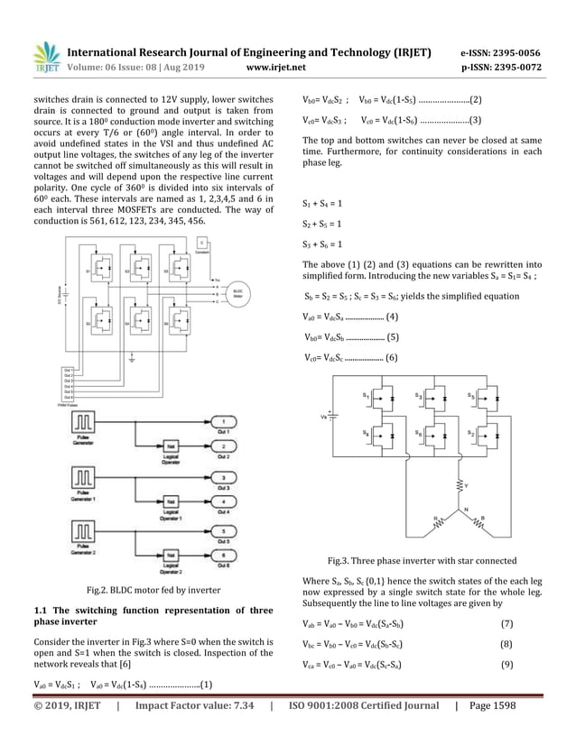 IRJET- Speed Control of Brushless DC Motor using Pulse Width Modulation Technique | PDF