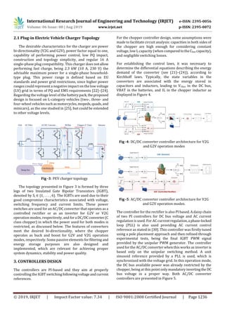 IRJET- Modeling of PV based Bidirectional Battery Charger for Electric Vehicles | PDF