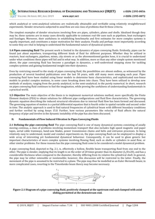 IRJET- Analysis of Two Phase Flow Induced Vibration in Piping Systems | PDF