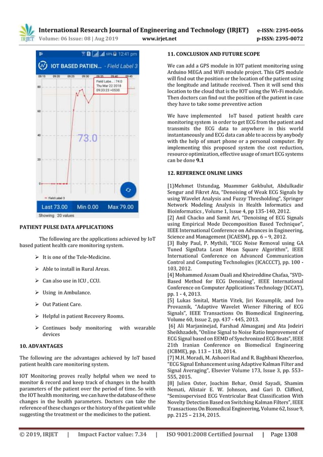 IRJET- Implementation of Continues Body Monitoring System with Wireless ...