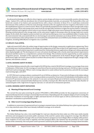 IRJET- Evaluating Cost-Effective Railway Level Crossing Protection Systems | PDF