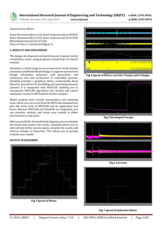 IRJET- Speed Control of Induction Motors using Proposed Closed Loop V/F Control Scheme | PDF