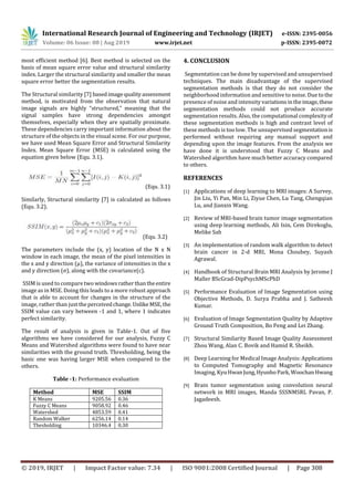 IRJET- MRI Brain Image Segmentation using Machine Learning Techniques | PDF