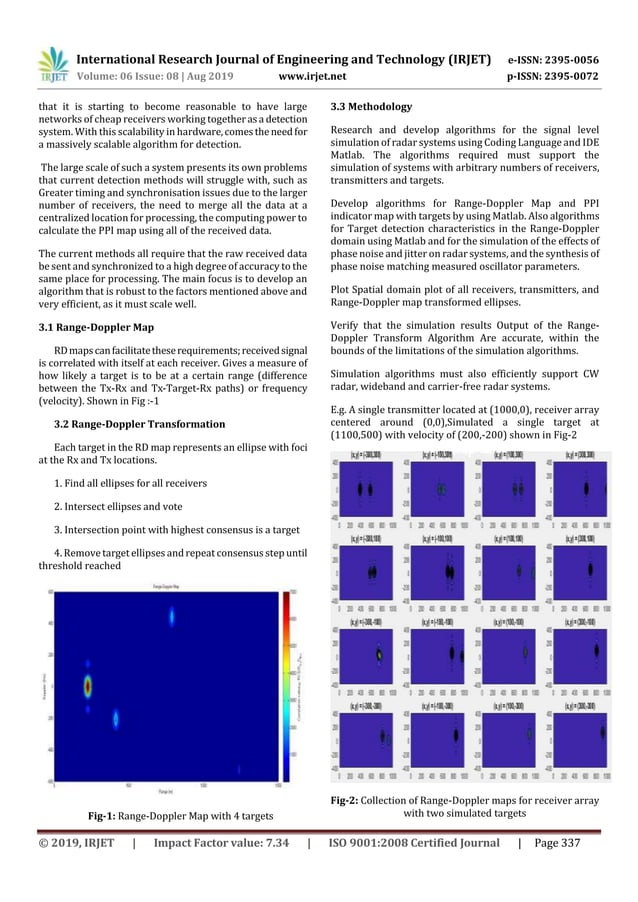 IRJET- Design and Analysis of Passive Multi-Static Radar System | PDF