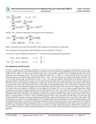 IRJET- Low Complexity Pipelined FFT Design for High Throughput and Low Density Applications | PDF