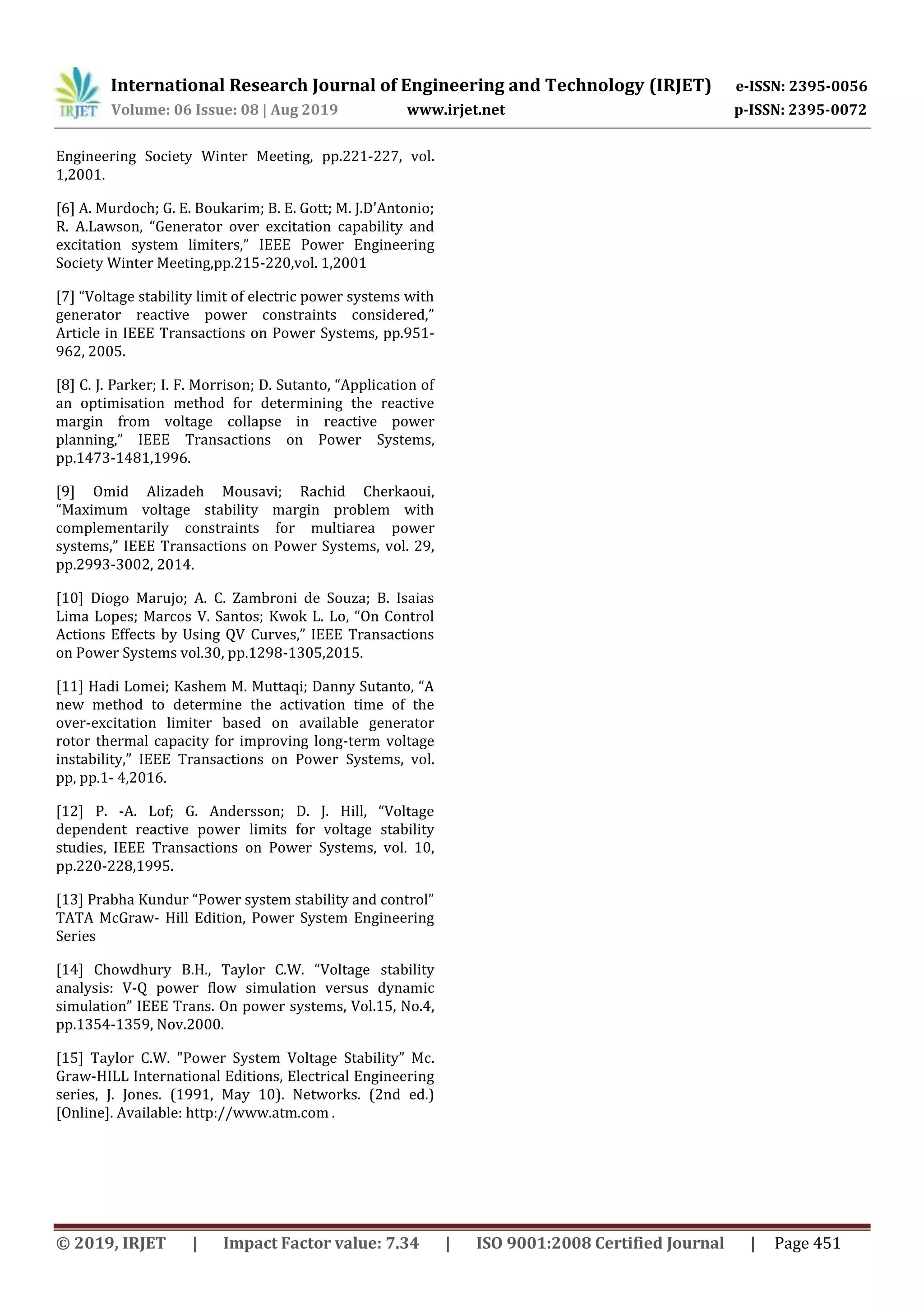 IRJET- Power Flow Analysis of 30 Bus System using Different Methods | PDF