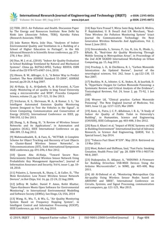 IRJET- Air Pollution Monitoring System using the Internet of Things | PDF