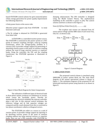 IRJET- STATCOM based Control Scheme for Power Quality Improvement in Grid-Connected Wind Energy ...