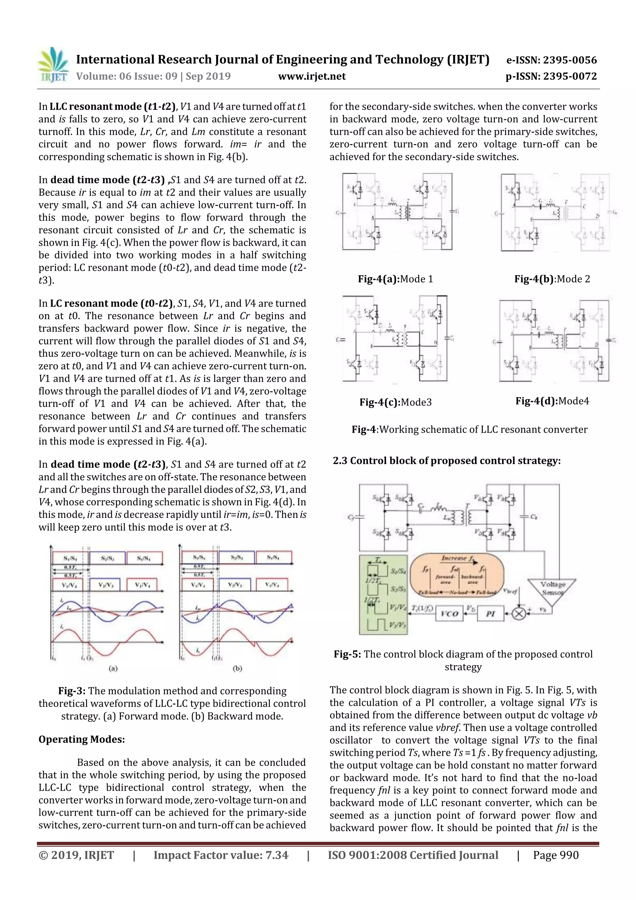 IRJET- Bidirectional Control of Resonant Converter in Power Electronic Traction Transformer | PDF