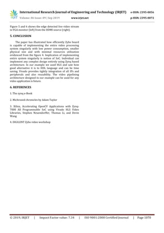 IRJET- Sobel Edge Detection on ZYNQ based Architecture with Vivado | PDF