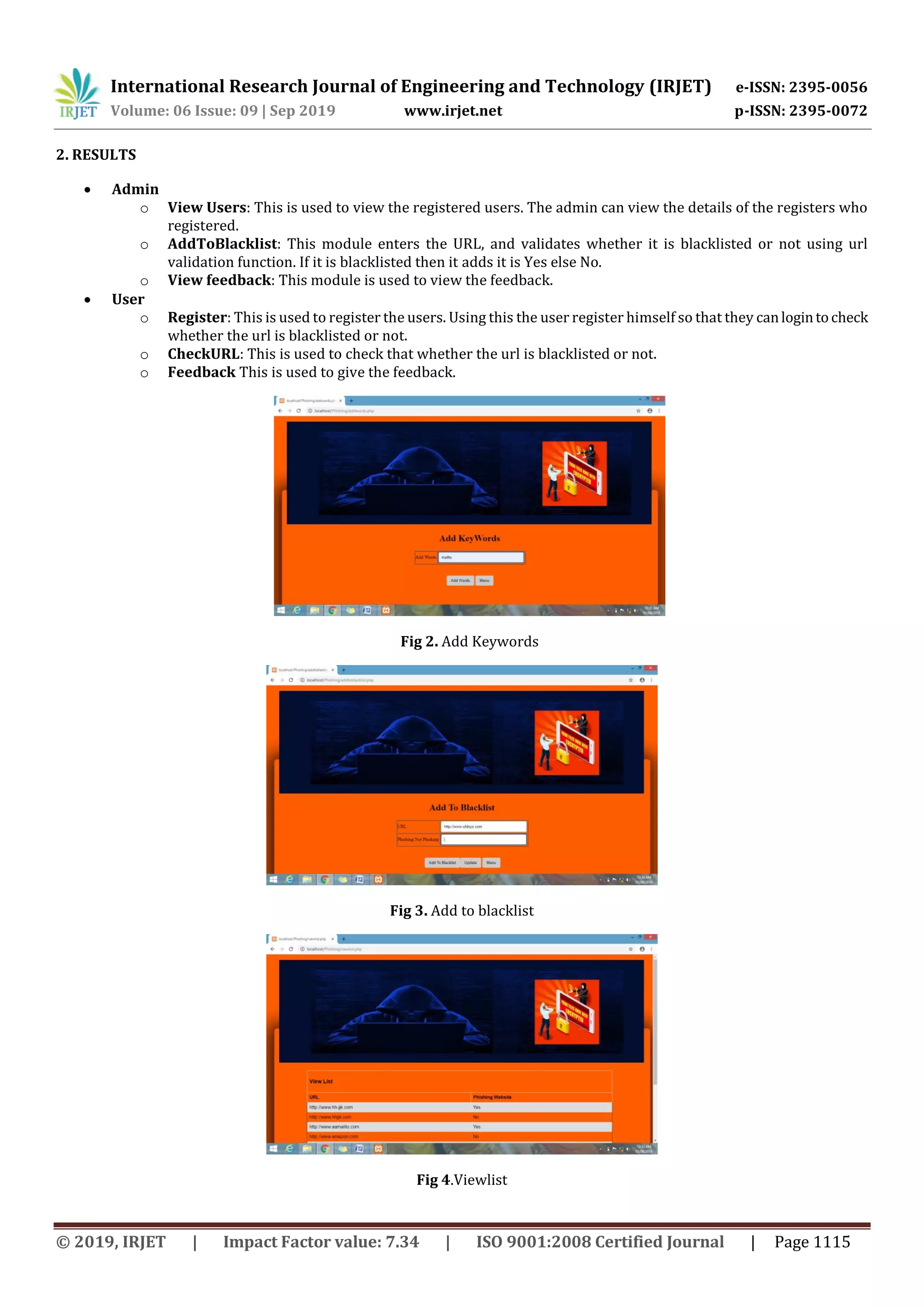 Irjet Phishing Website Detection Based On Machine Learning Pdf