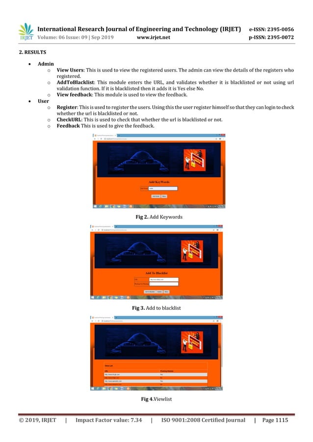 IRJET- Phishing Website Detection based on Machine Learning | PDF