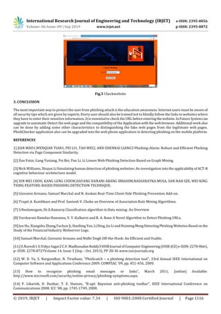 IRJET- Phishing Website Detection based on Machine Learning | PDF