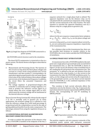 IRJET- Distance Algorithm for Transmission Line with Mid-Point Connected STATCOM | PDF