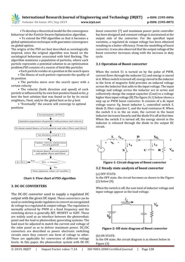 Irjet Maximum Power Point Tracking Of Pv System By Particle Swarm Optimization Algorithm Pdf